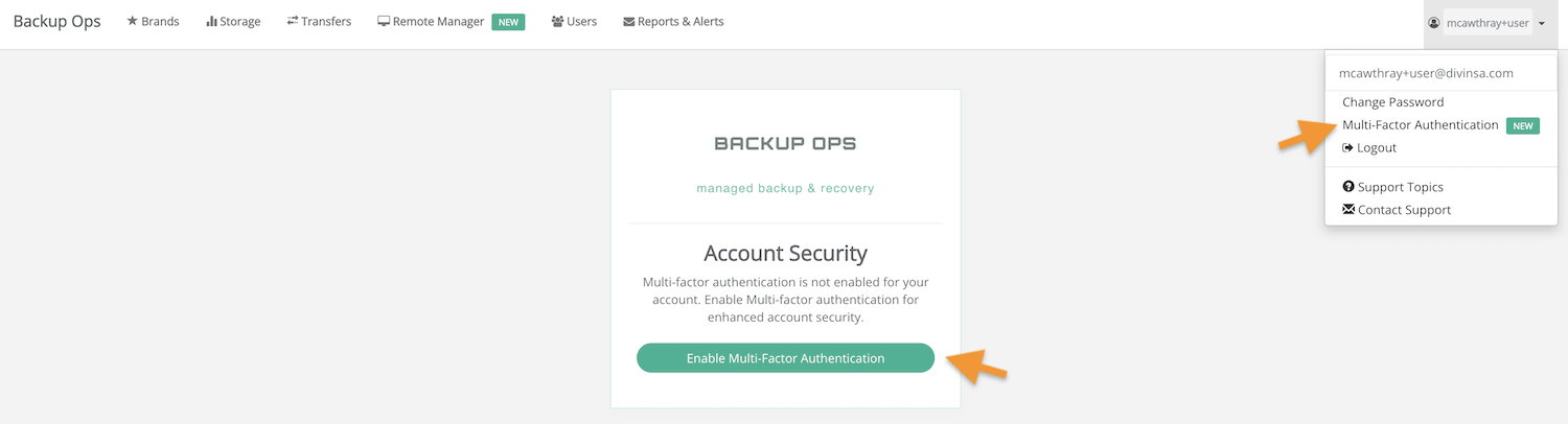 WholesaleBackup Web Console: Multi-Factor Authentication ...