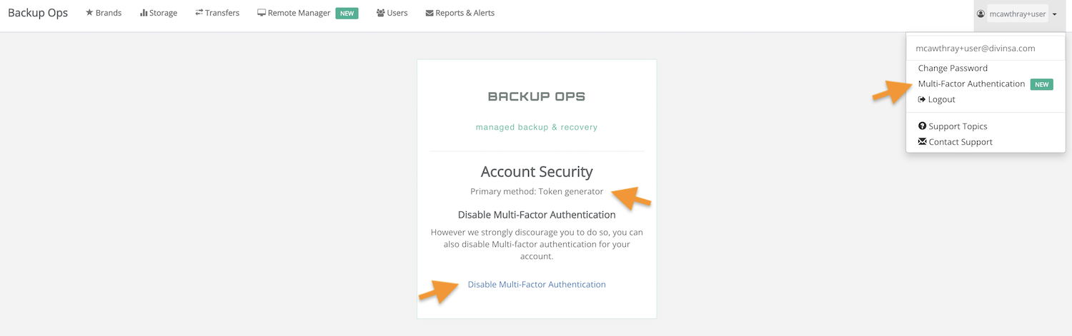 WholesaleBackup Web Console: Multi-Factor Authentication ...